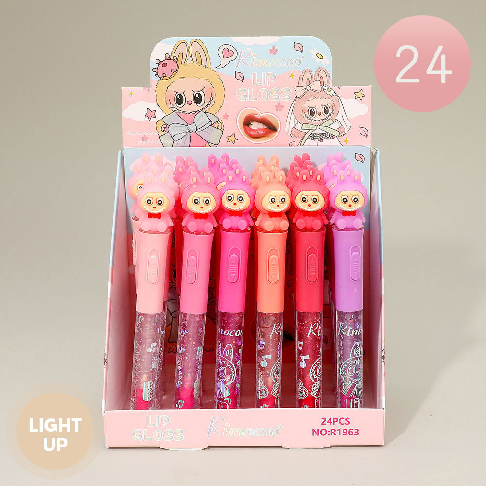 Labubu Light Up Monster Bunny Top Lip Gloss – Juneandgrey